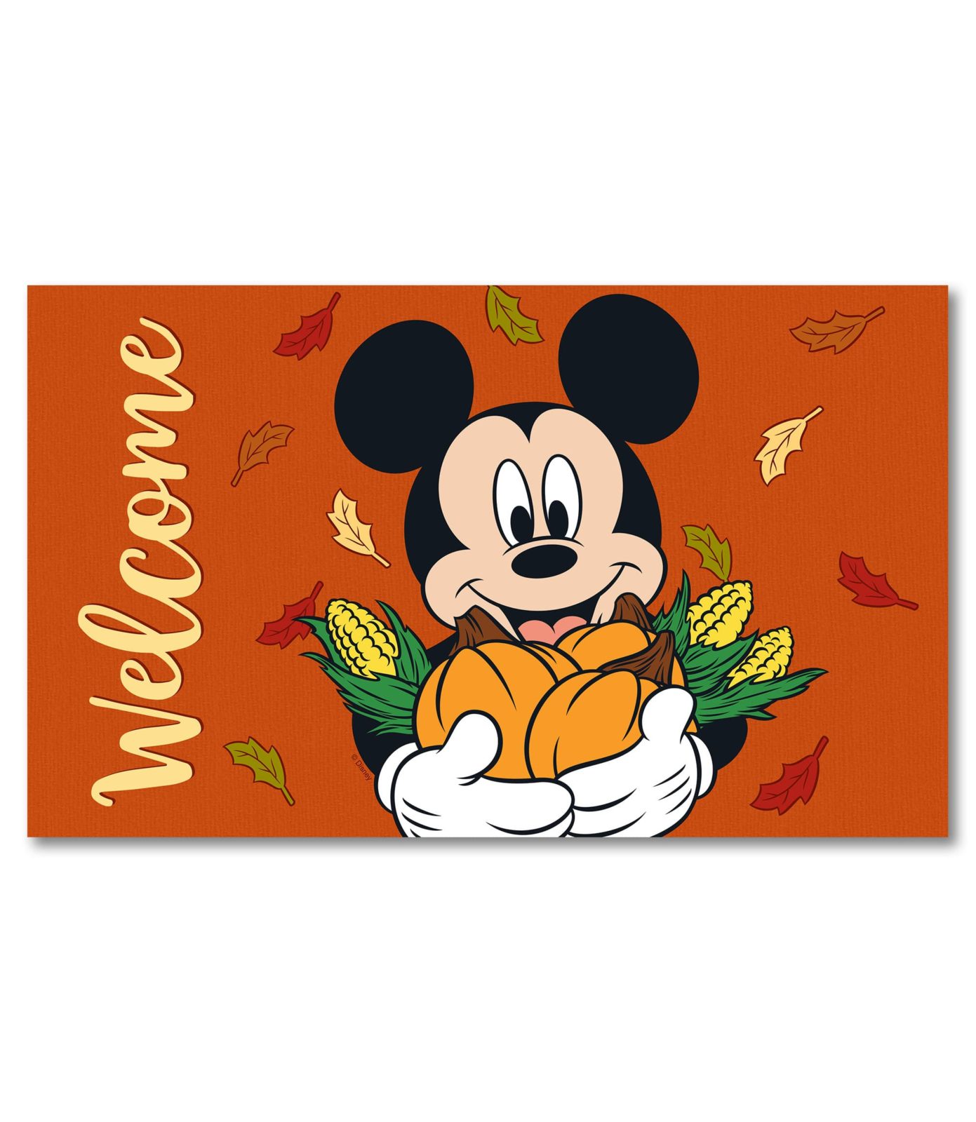 Buy: Fall Mickey Welcome Doormat Fall All Disney Flagology.com