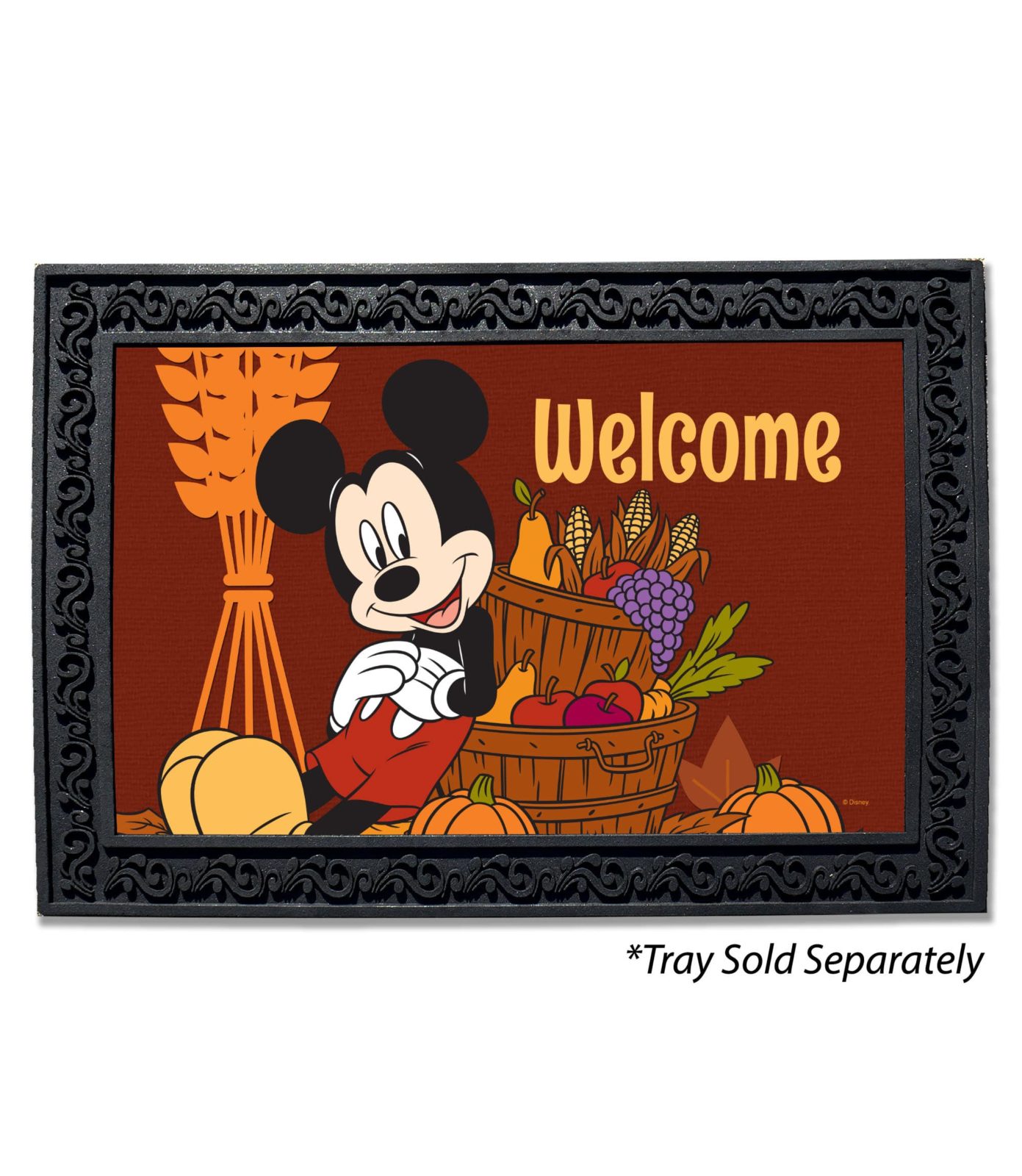 Buy: Happy Harvest Mickey Doormat Fall All Disney Flagology.com