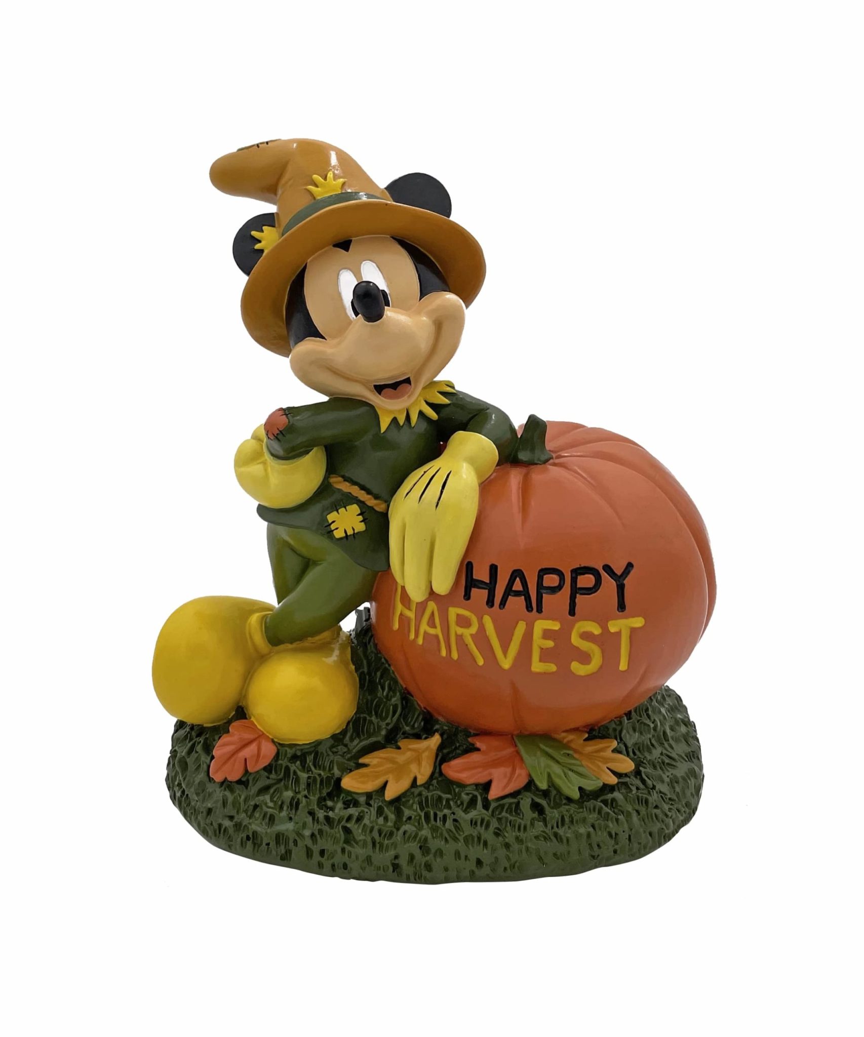 Buy: Mickey Scarecrow Happy Harvest 7″ Statue Flagology.com
