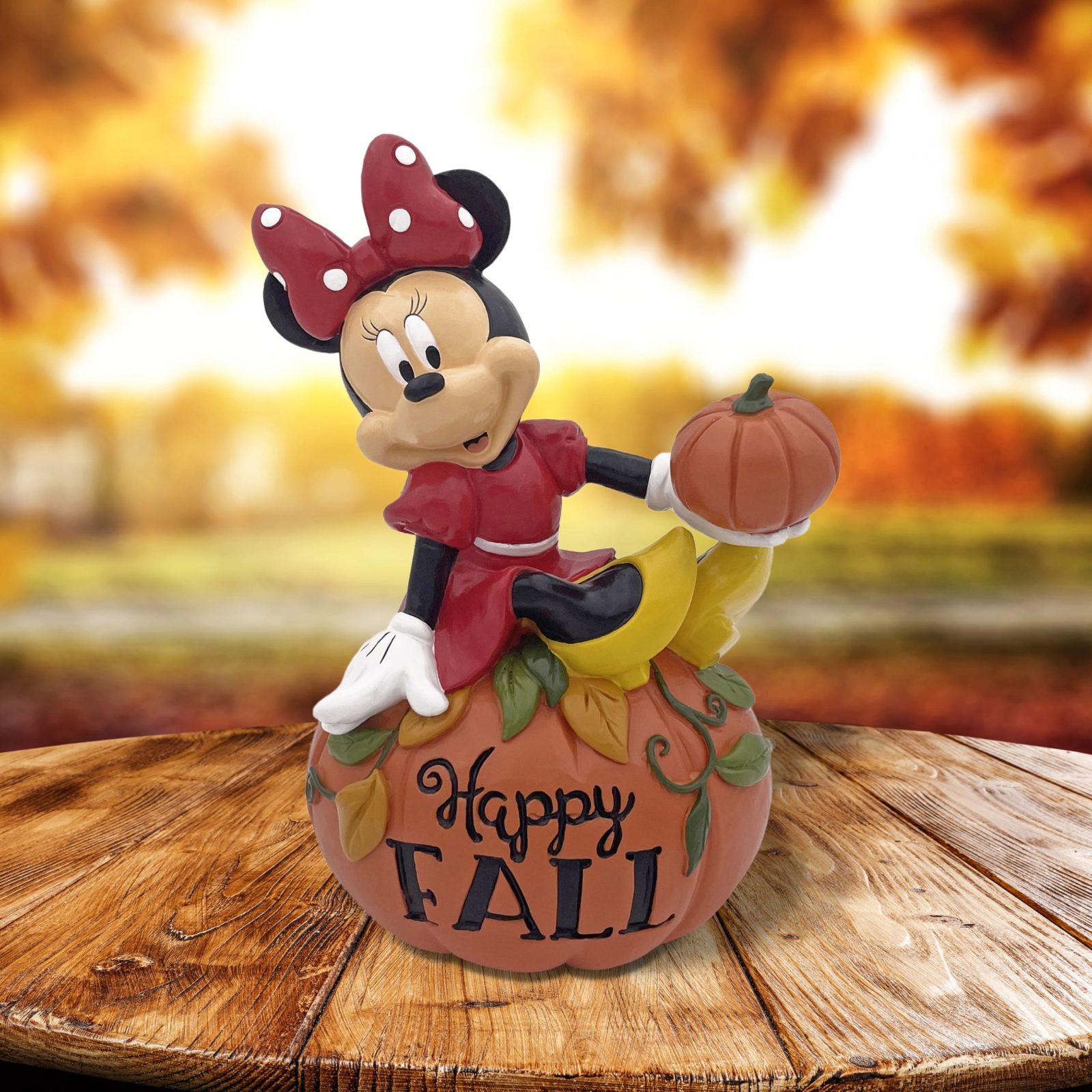 Buy: Minnie Happy Fall 7″ Statue All Disney Flagology.com