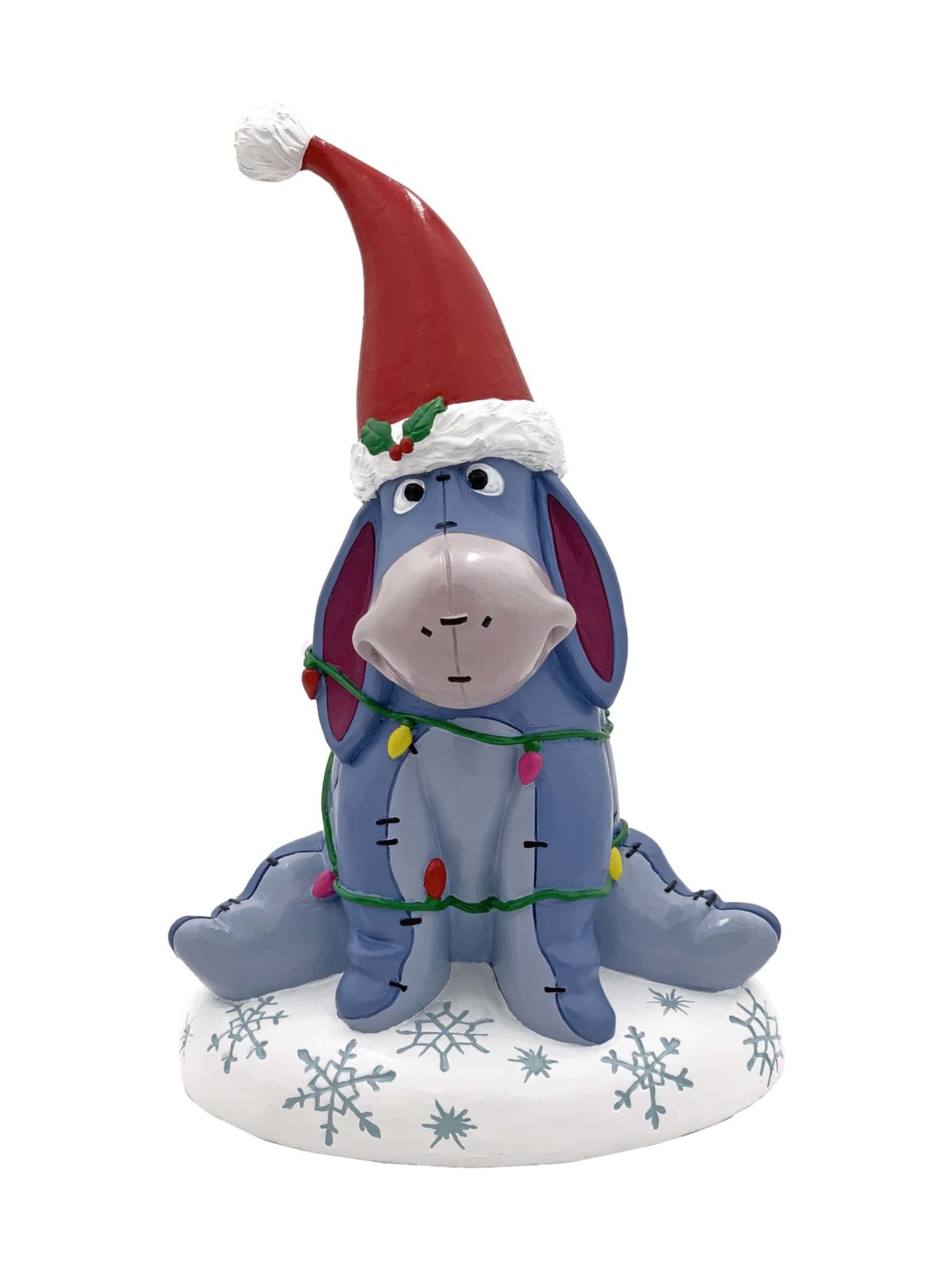 Buy: Eeyore Wrapped in Lights 10″ Statue Disney Flagology.com