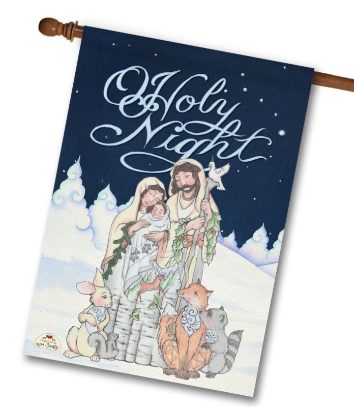 Buy: Jim Shore O Holy Night Nativity – House Flag Flagology.com