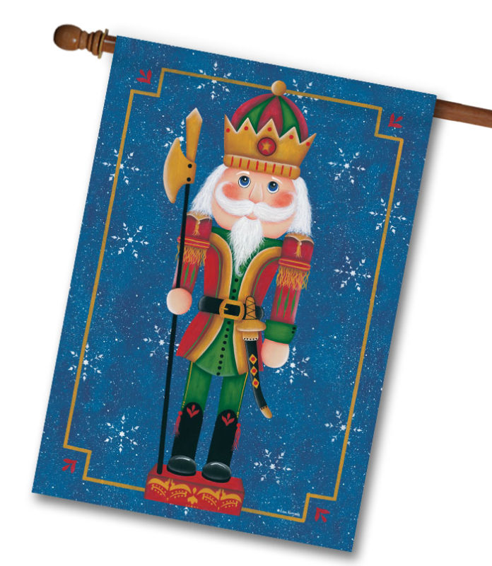 Buy: Christmas Nutcracker – House Flag Christmas Flagology.com