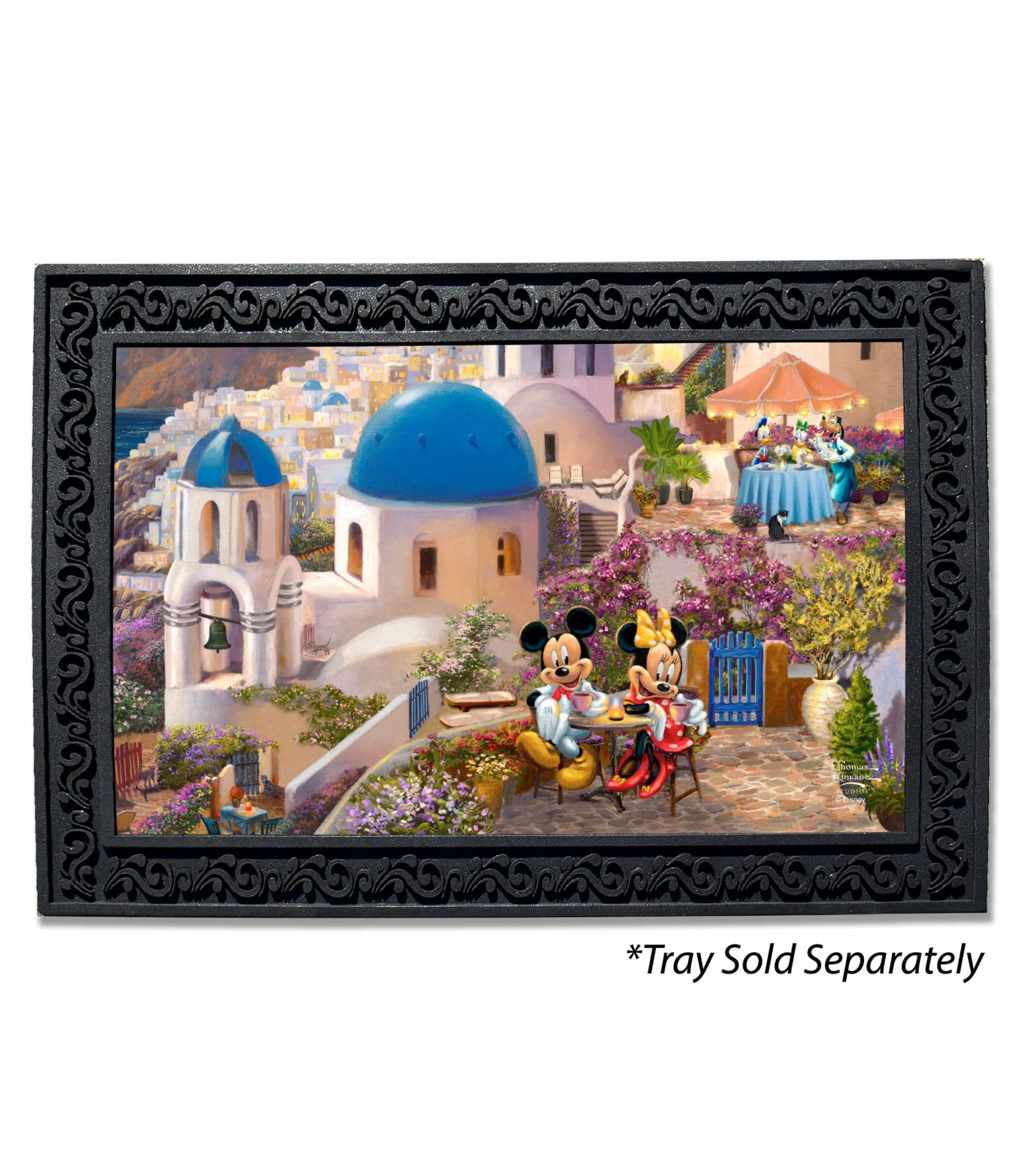 Buy: Mickey and Minnie in Greece Doormat Summer Disney Flagology.com