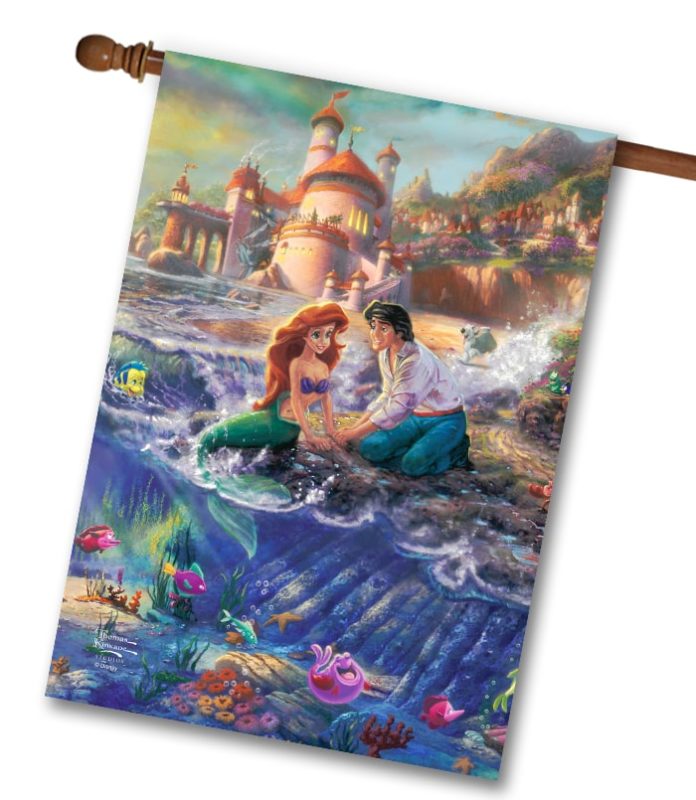 Buy: The Little Mermaid – House Flag Summer Ariel Flagology.com
