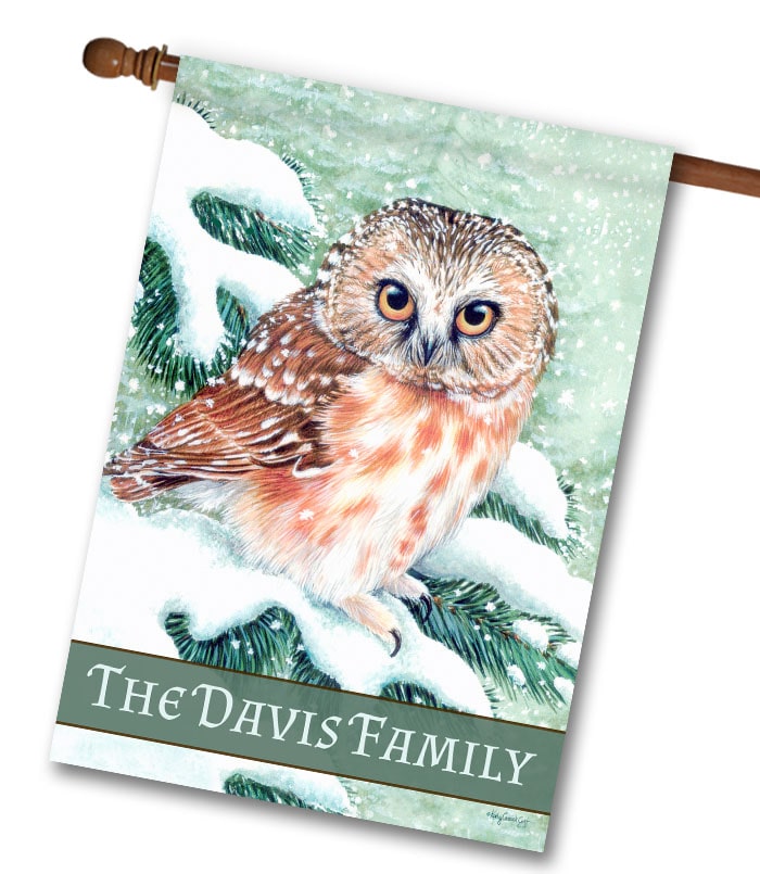 Buy: PEANUTS® Dashing Through the Snow – House Flag Flagology.com