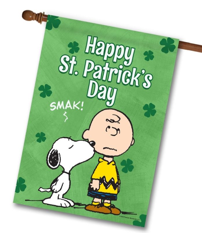 Buy: Peanuts® St. Patrick’s Day Kiss Snoopy & Charlie Brown – House ...