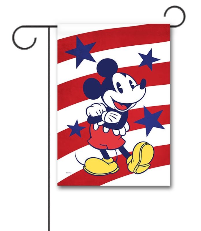 Buy: Disney Mickey Mouse Stars and Stripes – Garden Flag Flagology.com
