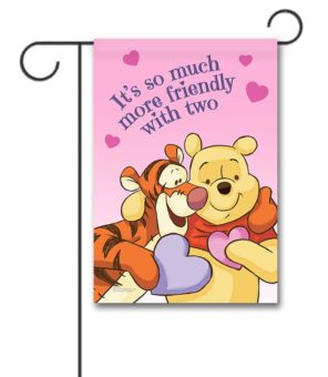 Buy: So Much More Friendly Pooh & Tigger – Garden Flag Flagology.com