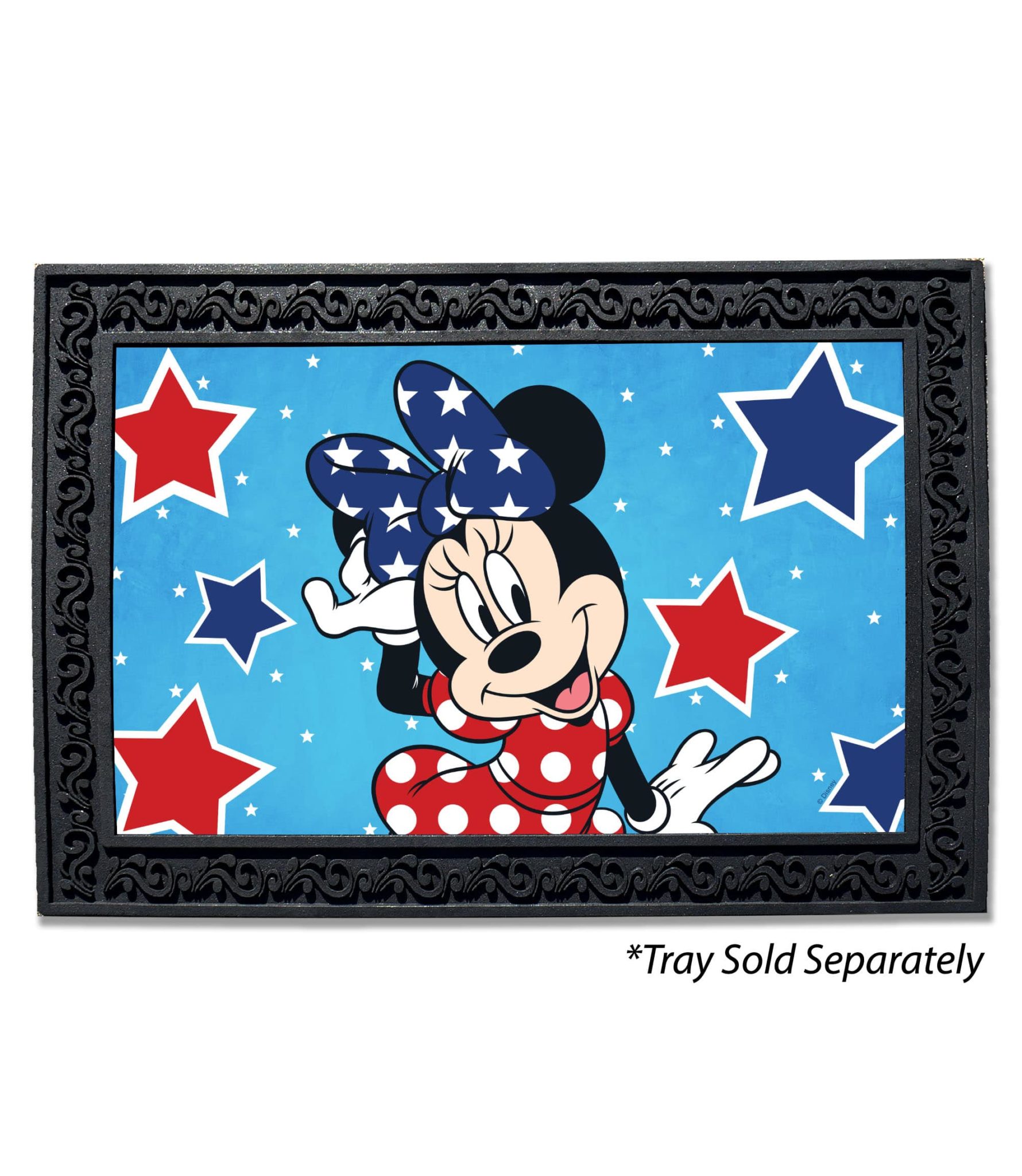Buy: USA Stars Minnie Mouse Doormat Fourth of July Flagology.com