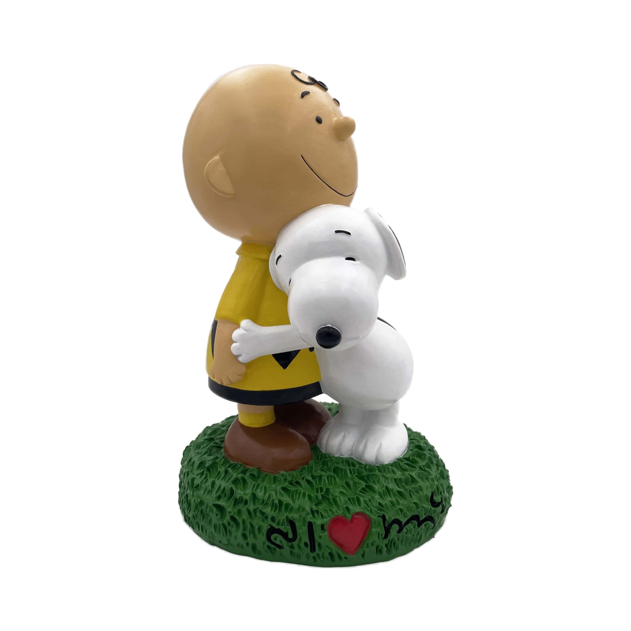 Buy: PEANUTS® Charlie Brown & Snoopy Hugs 8″ Statue Flagology.com