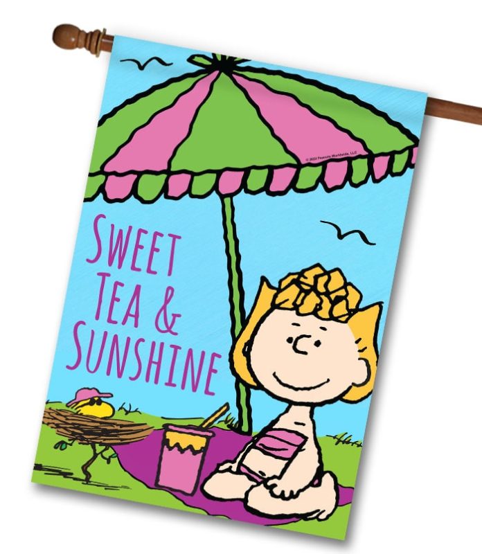 Buy: PEANUTS® Sweet Tea & Sunshine Sally – House Flag Flagology.com