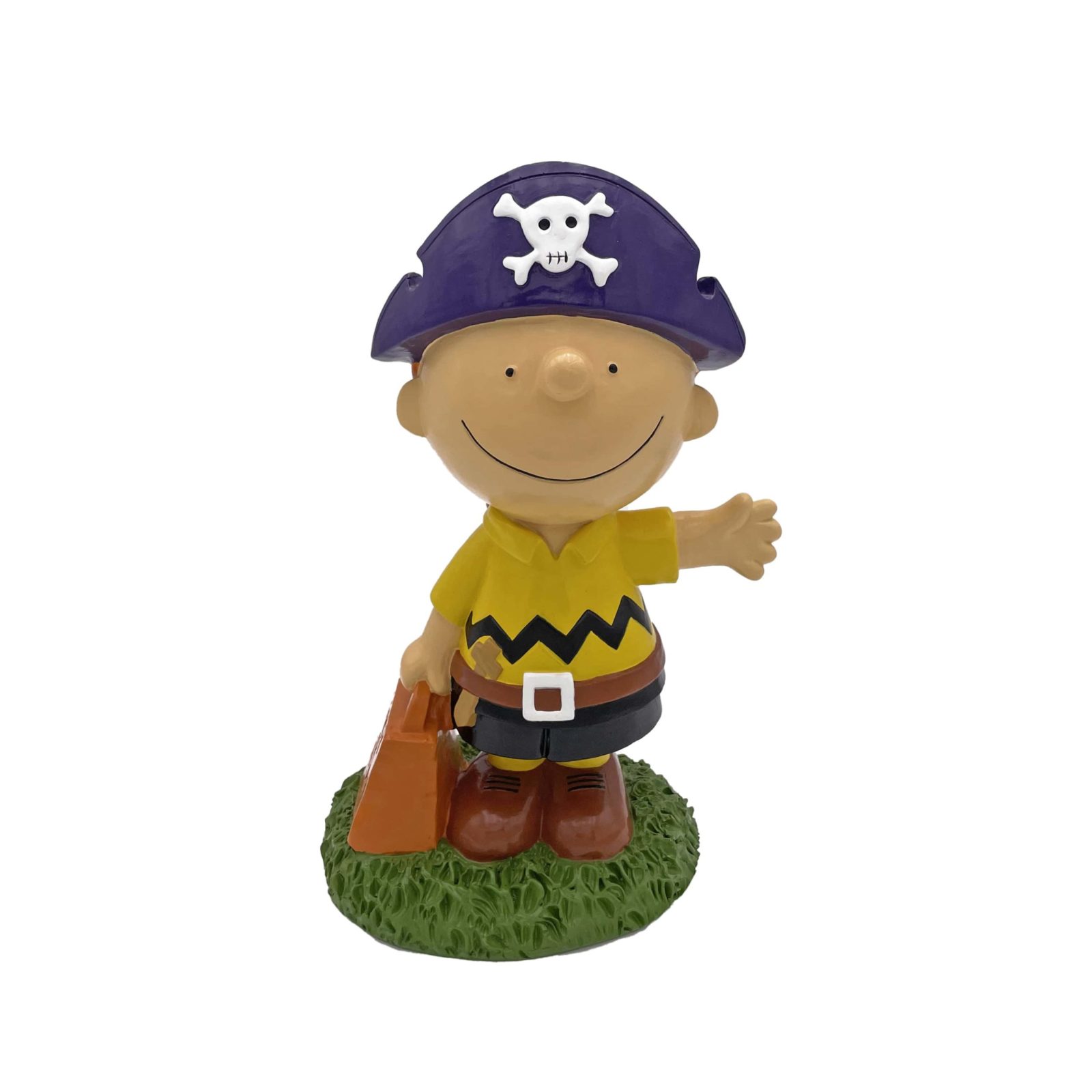 Buy: PEANUTS® Charlie Brown Dressed as a Pirate 8″ Garden Statue ...