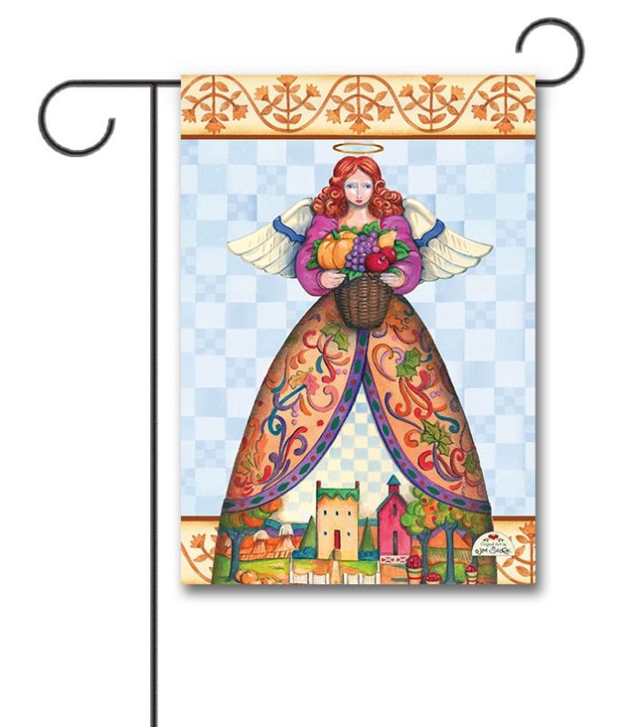 Buy: Jim Shore Fall Owl – Garden Flag Fall Art Flagology.com