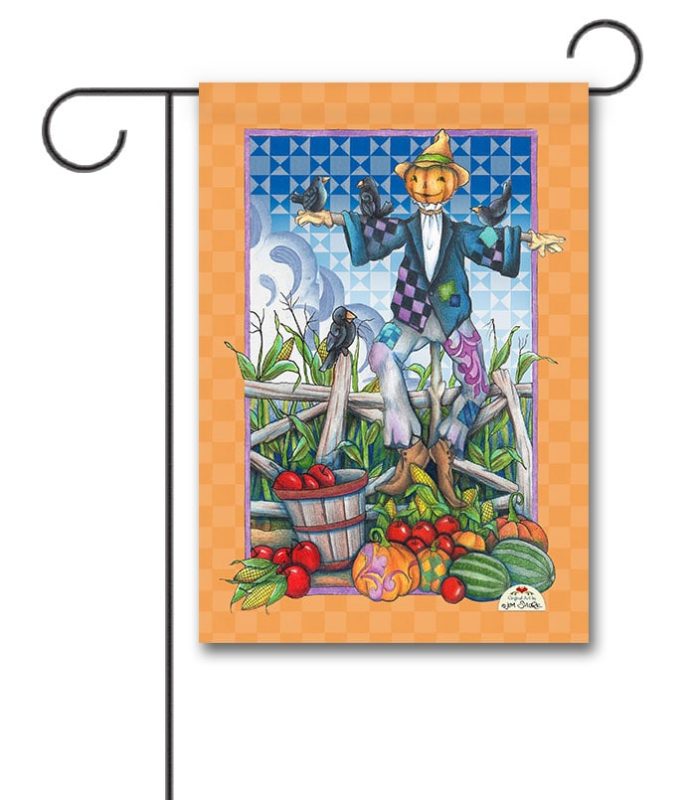 Buy: Jim Shore Fall Owl – Garden Flag Fall Art Flagology.com