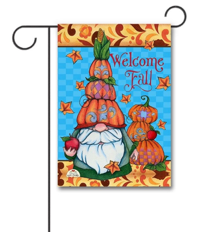 Buy: Jim Shore Fall Owl – Garden Flag Fall Art Flagology.com