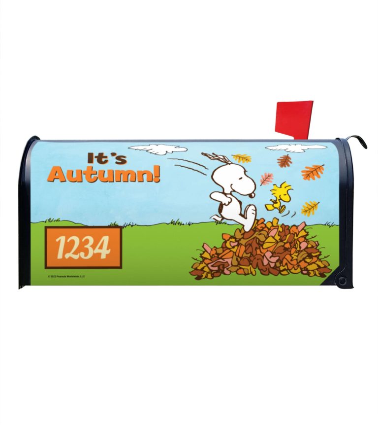 Buy: PEANUTS® Welcome Fall Snoopy – Garden Flag Flagology.com