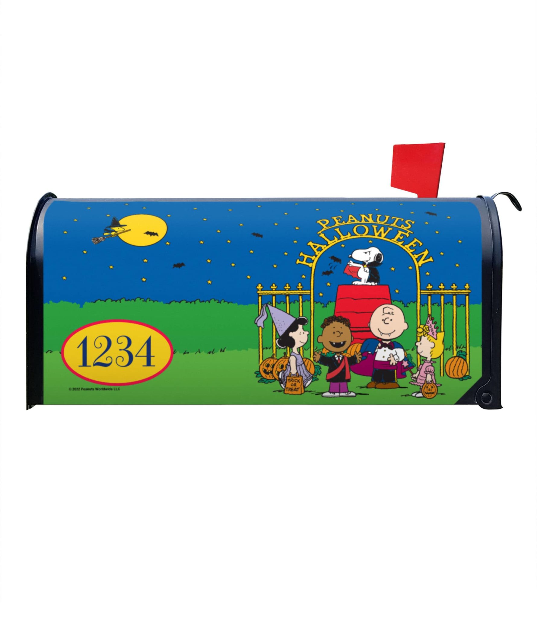 Buy: PEANUTS® Peanuts Halloween Magnetic Mailbox Cover Flagology.com