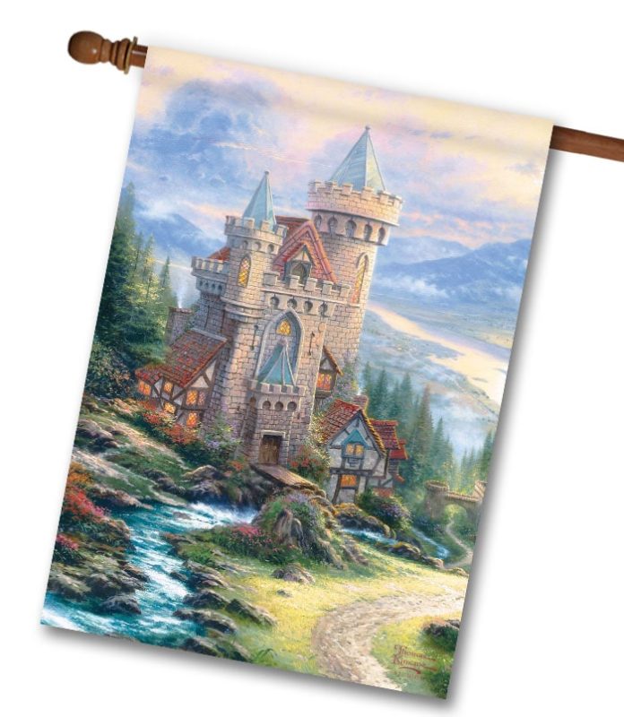 Buy: Guardian Castle – House Flag Spring Art Flagology.com