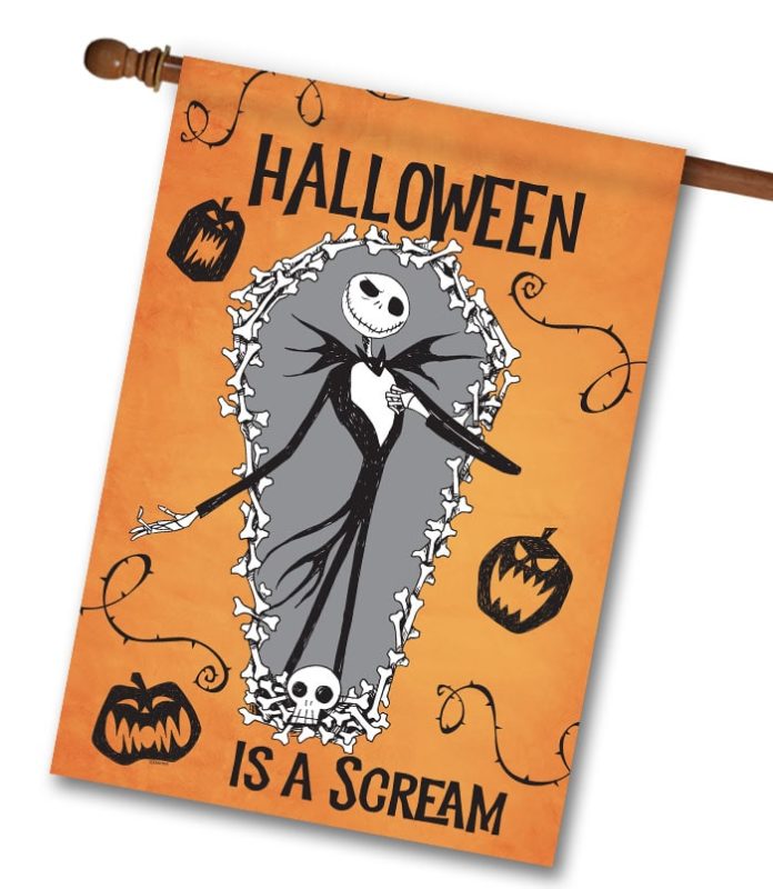 Buy: Halloween is a Scream Jack Skellington – House Flag Flagology.com