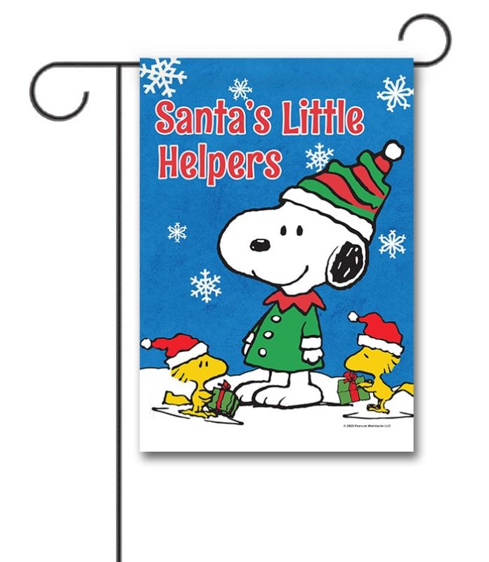 Buy: PEANUTS® Christmas Dance Snoopy and Charlie Brown – House Flag ...