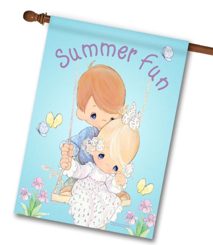 Buy: Precious Moments Summer Fun Swing – House Flag Flagology.com