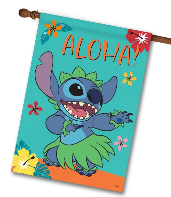 Buy: Stitch Tropical Aloha – House Flag Summer Flagology.com