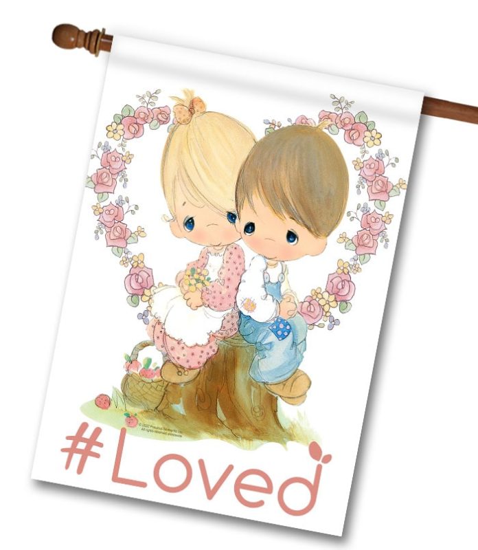 Buy: Precious Moments #Loved – House Flag Love Flagology.com