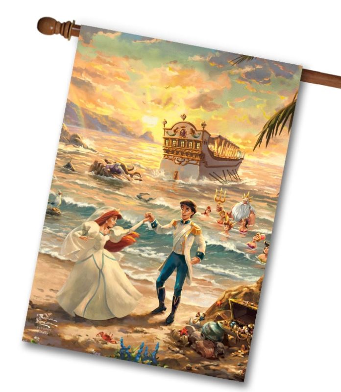 Buy: Little Mermaid Celebration of Love – House Flag Flagology.com