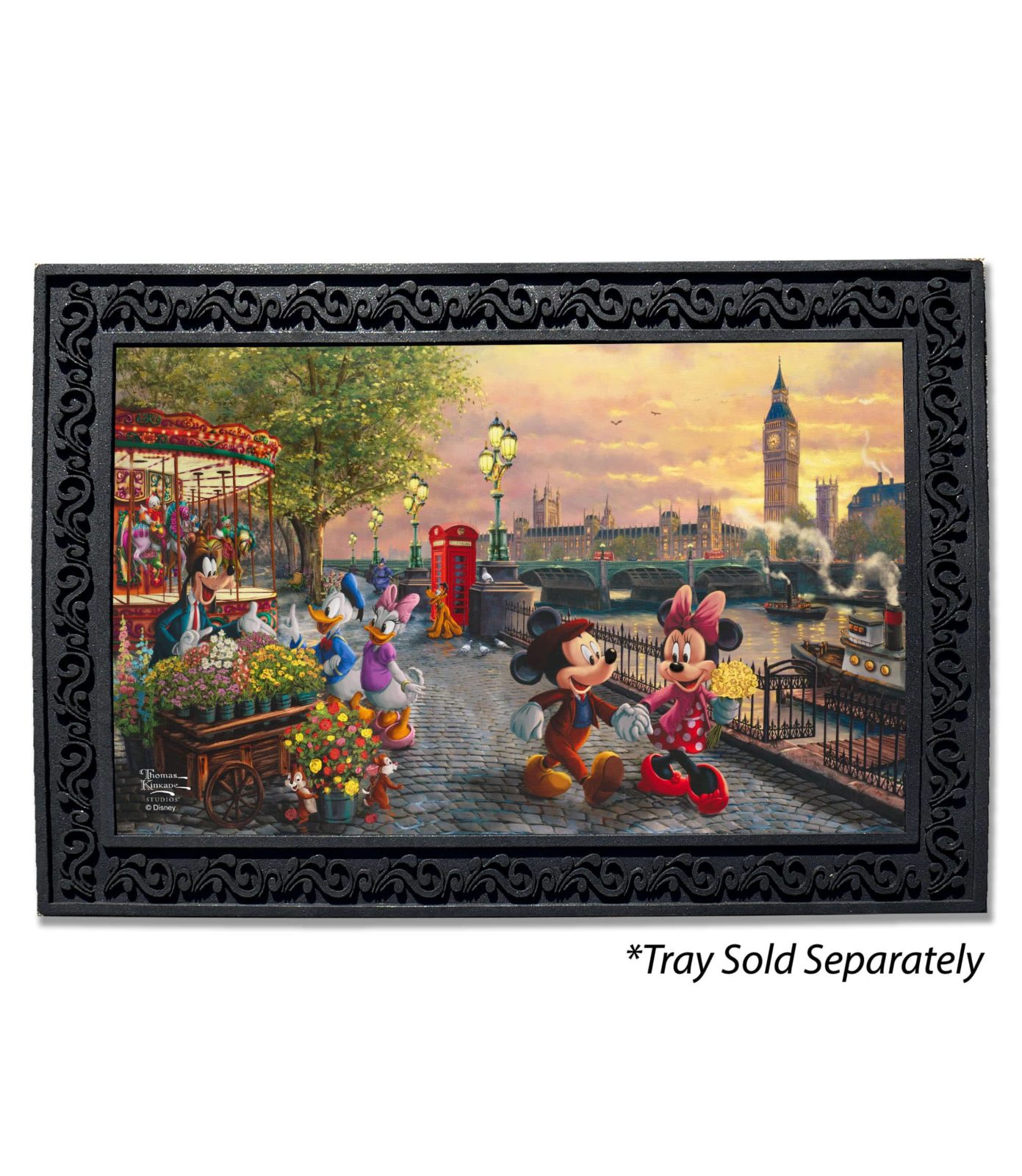 Buy: Mickey and Minnie in London Doormat All Disney Flagology.com