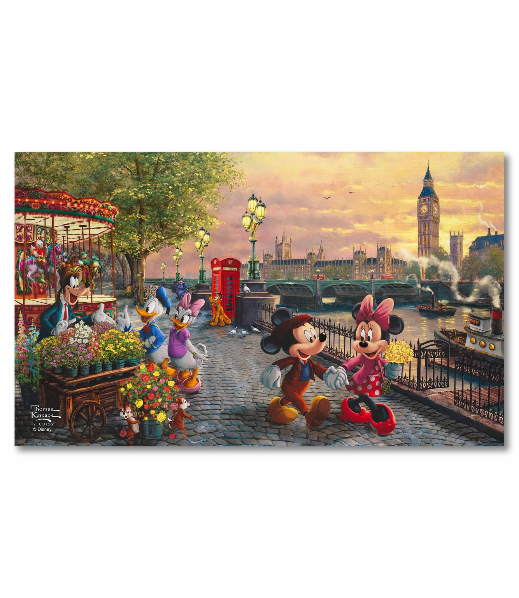 Buy: Mickey and Minnie in London Doormat All Disney Flagology.com