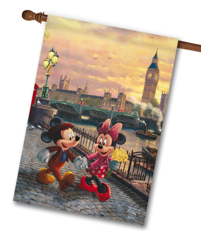 Buy: Mickey and Minnie in London – House Flag Flagology.com