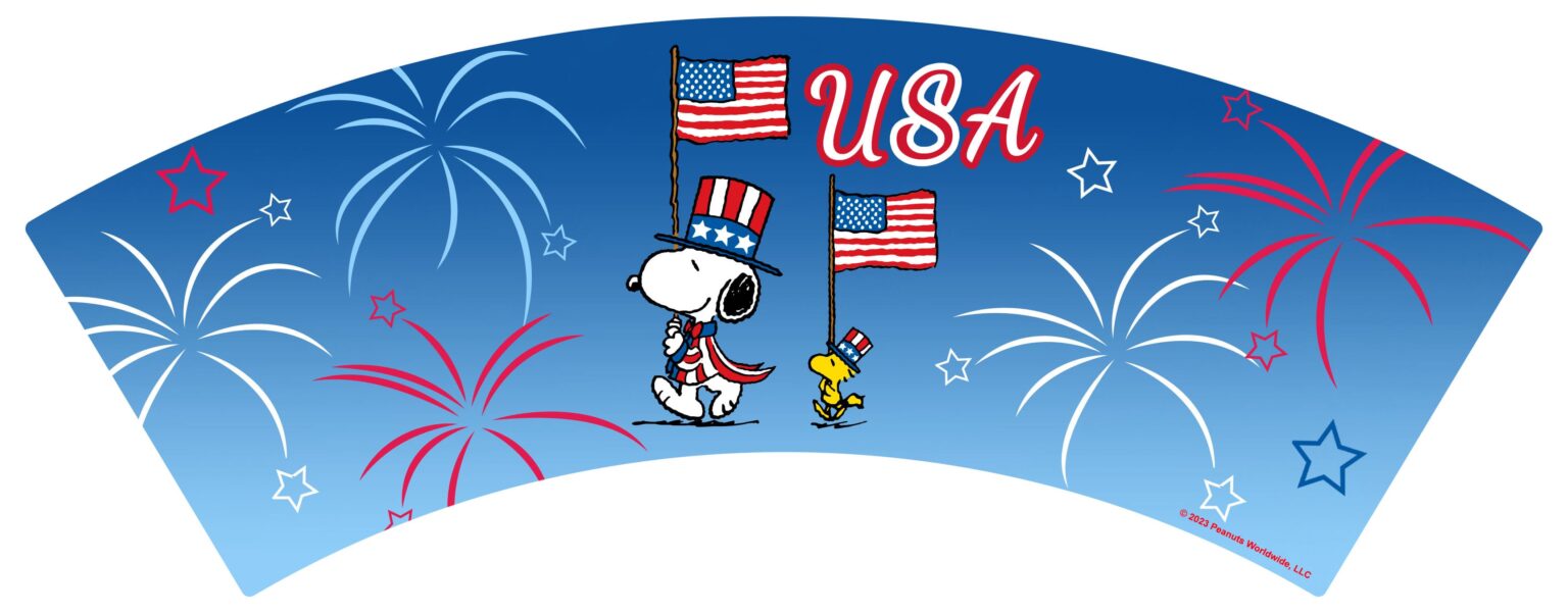 Buy: PEANUTS® USA Fireworks Snoopy Fourth of July Flagology.com