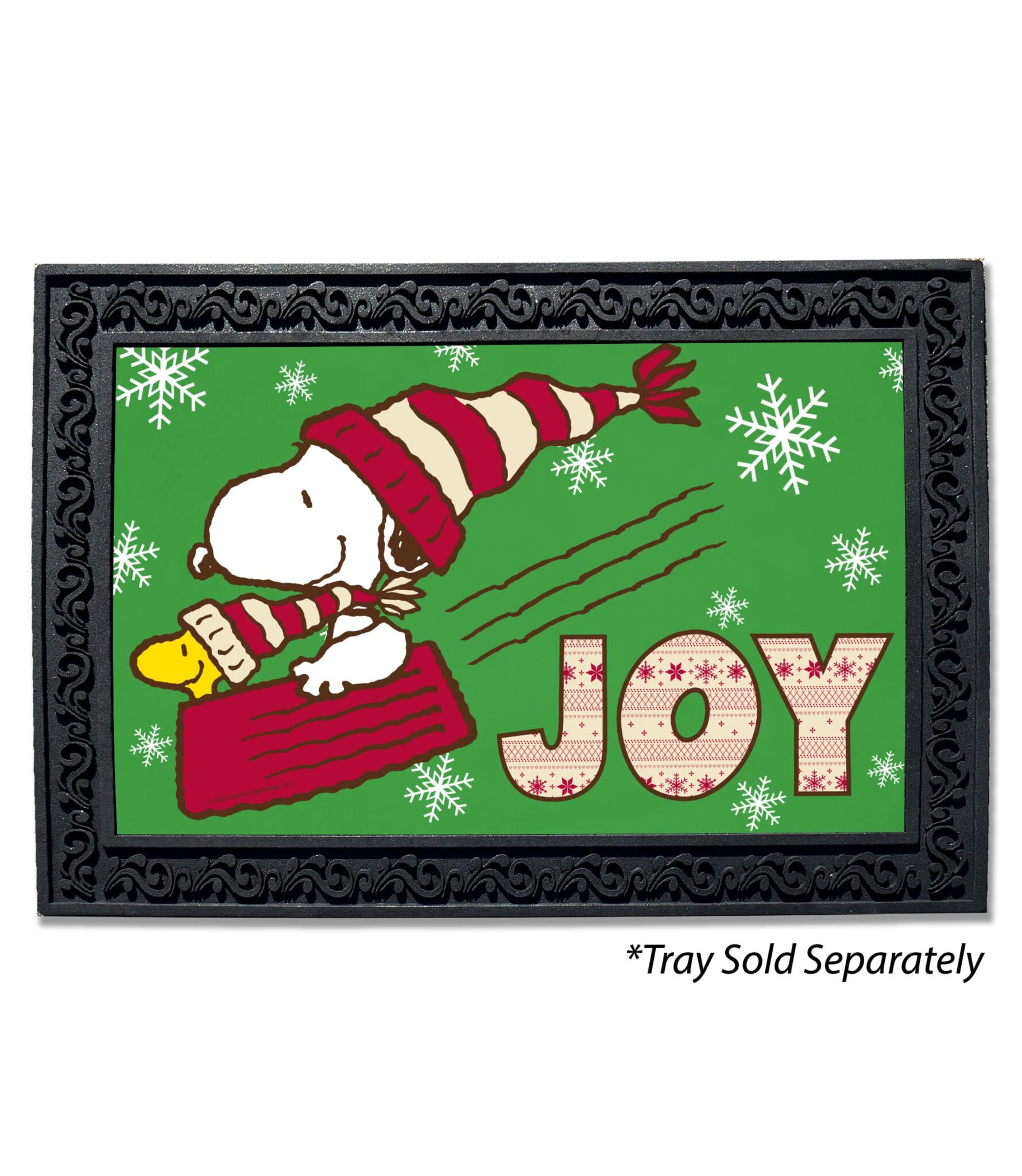 Buy: PEANUTS® Joy Snoopy and Woodstock Doormat Snoopy Flagology.com