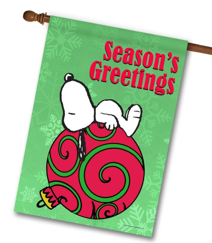 Buy: PEANUTS® Ornament Snoopy – House Flag Flagology.com