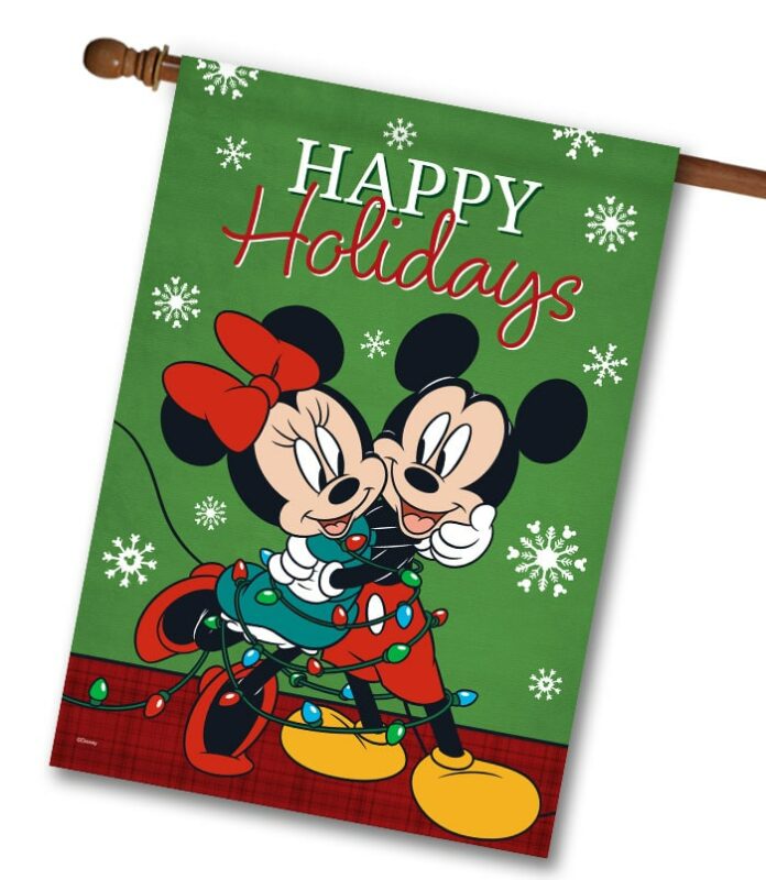 Buy: Mickey and Minnie Christmas Light Tangle – House Flag Flagology.com