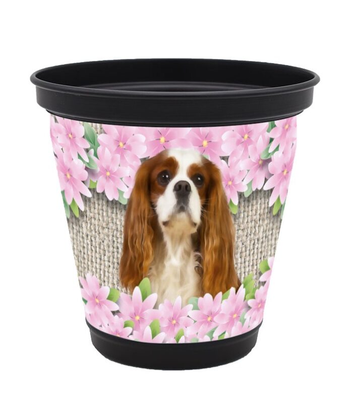 Buy: Spring Flowers Blenheim Cavalier King Charles Spaniel – House Flag ...