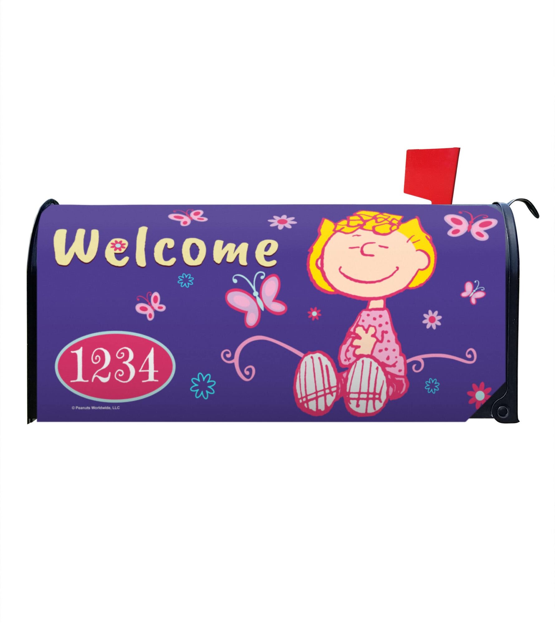 PEANUTS® Butterfly Kisses Sally Magnetic Mailbox Cover - 6.5" W x 8.5 ...